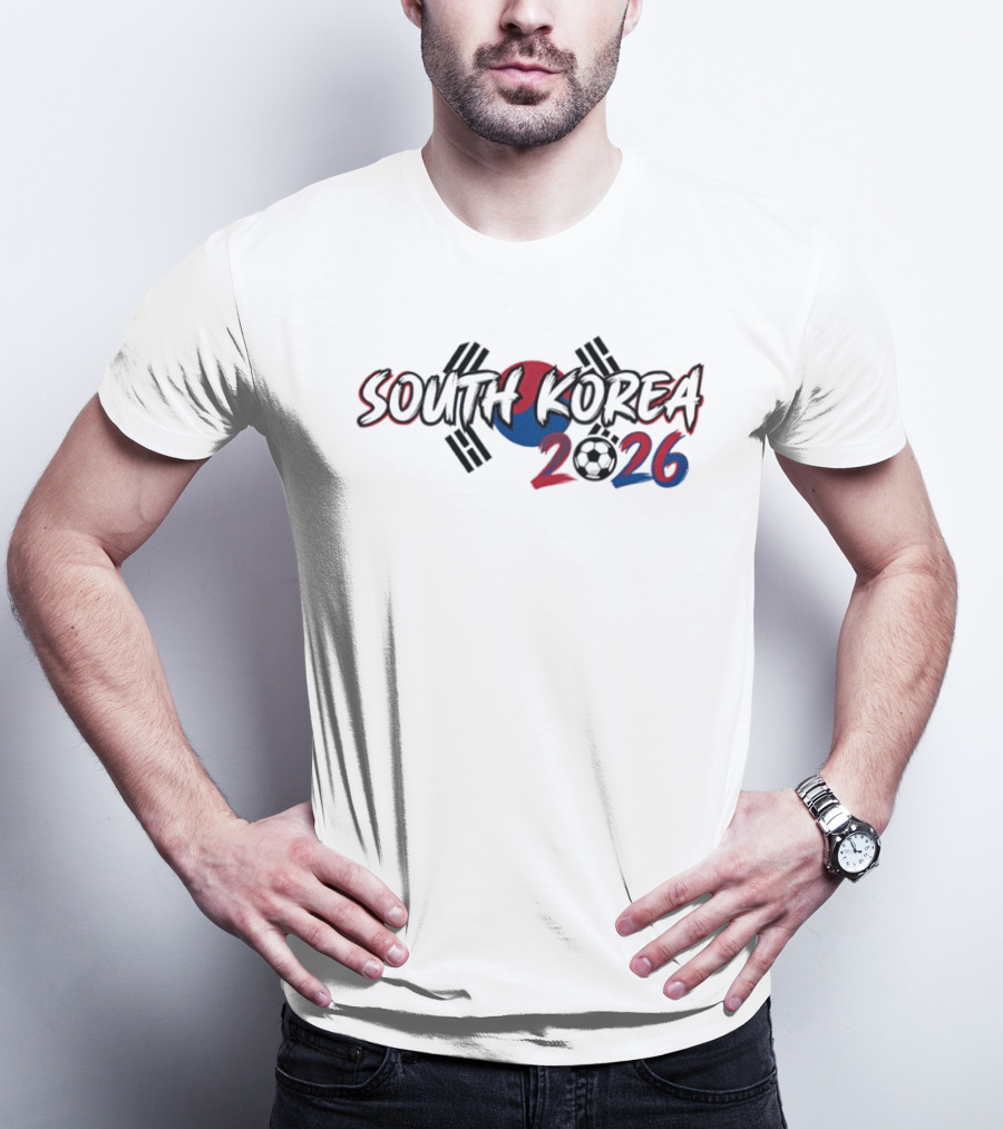 South Korea 2026 World Cup Soccer Team Fan T-Shirt