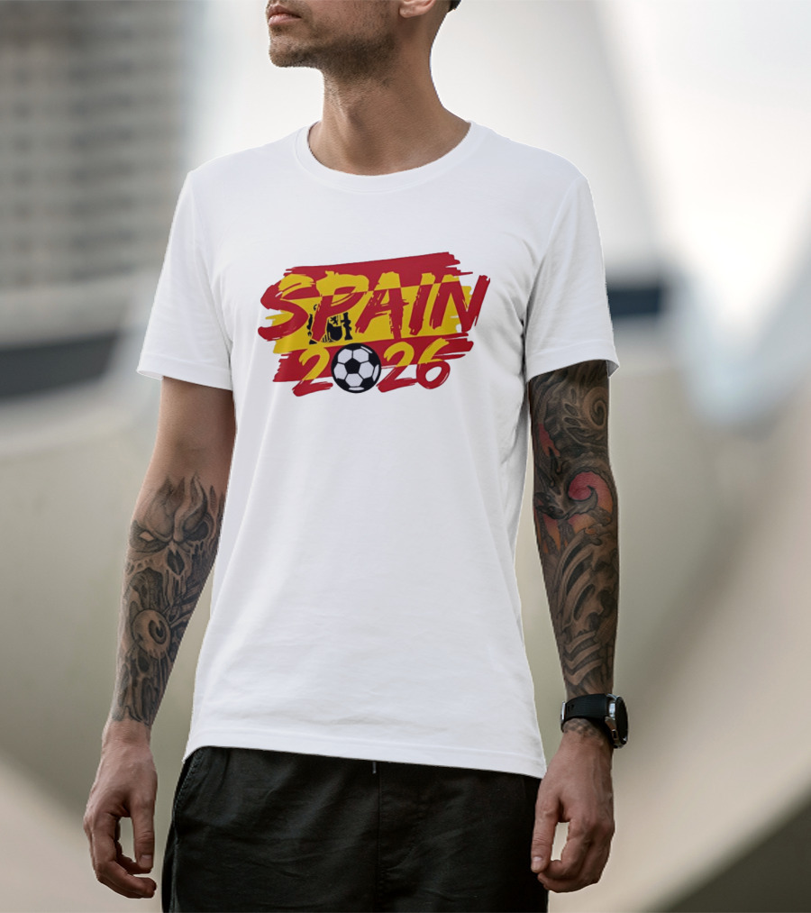 Spain 2026 World Cup Soccer Football Team T-Shirt
