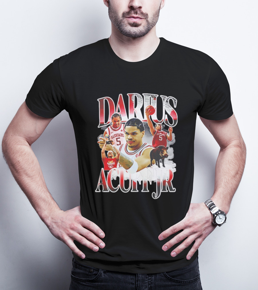 Darus Acuff Jr Arkansas Razorbacks Basketball Player Highlights T-Shirt