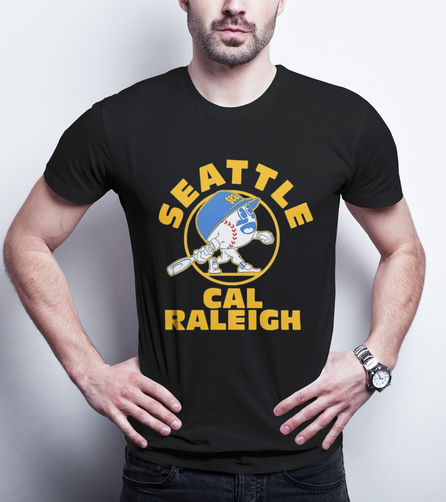 Seattle Mariners Cal Raleigh Baseball T-Shirt