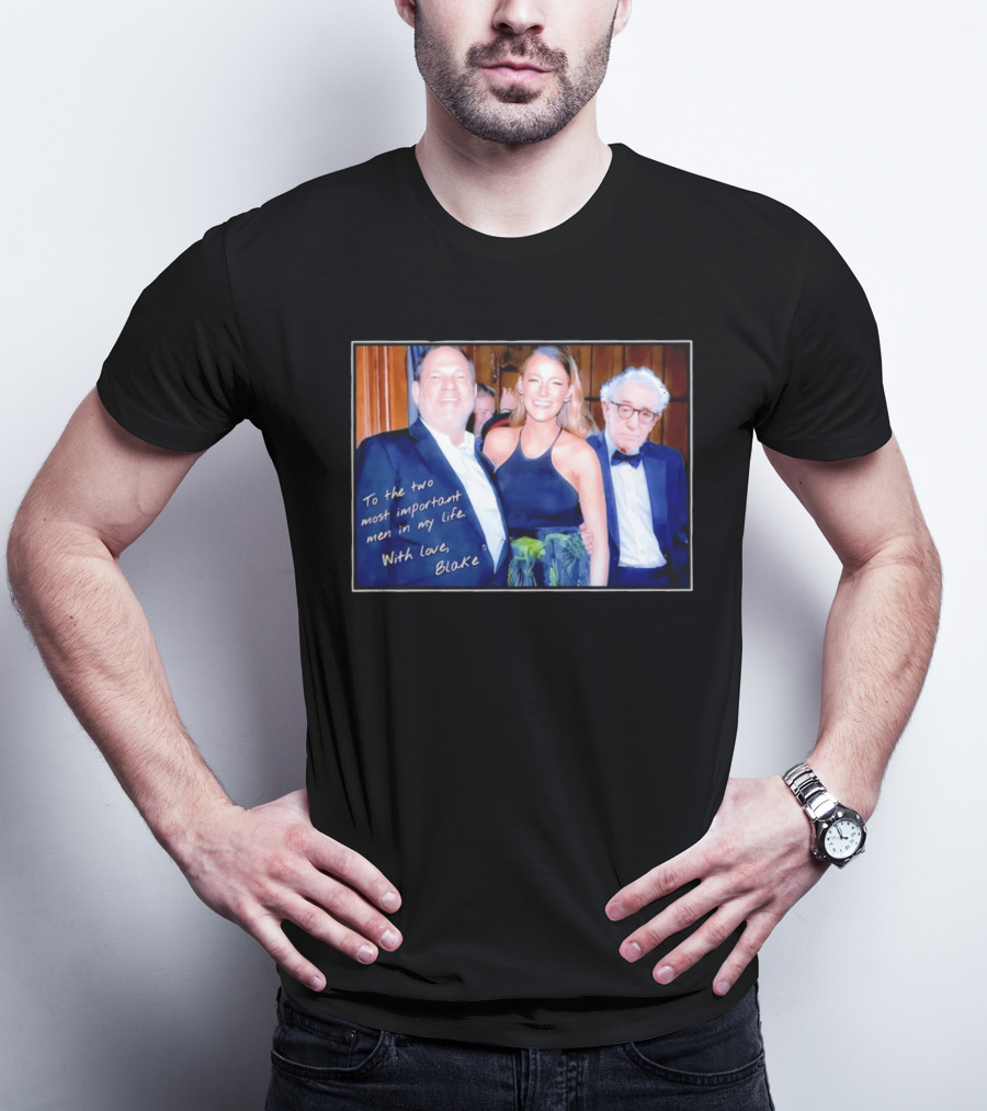 To The Two Most Important Men In My Life With Love Blake T-Shirt