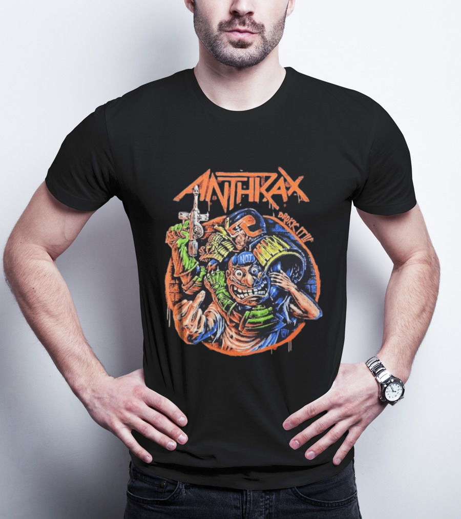 Anthrax Australia 2026 Tour The Not Man Robocop Drokk It T-Shirt