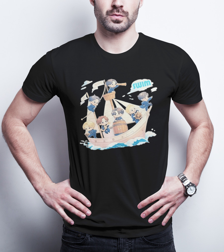 BTS Arirang World Tour Swim Track Sailboat Adventure T-Shirt