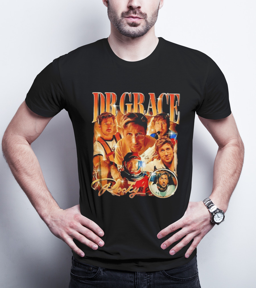 Dr Grace Rocky Ryan Gosling Space Adventure T-Shirt