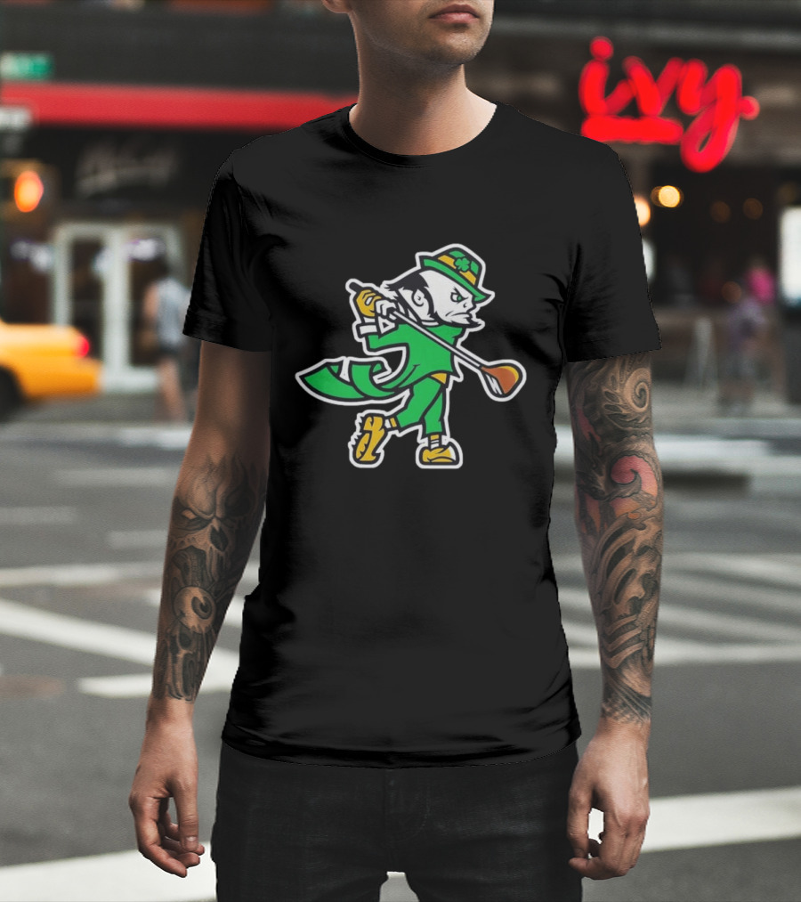 Notre Dame Fighting Irish Golf Leprechaun 2026 T-Shirt