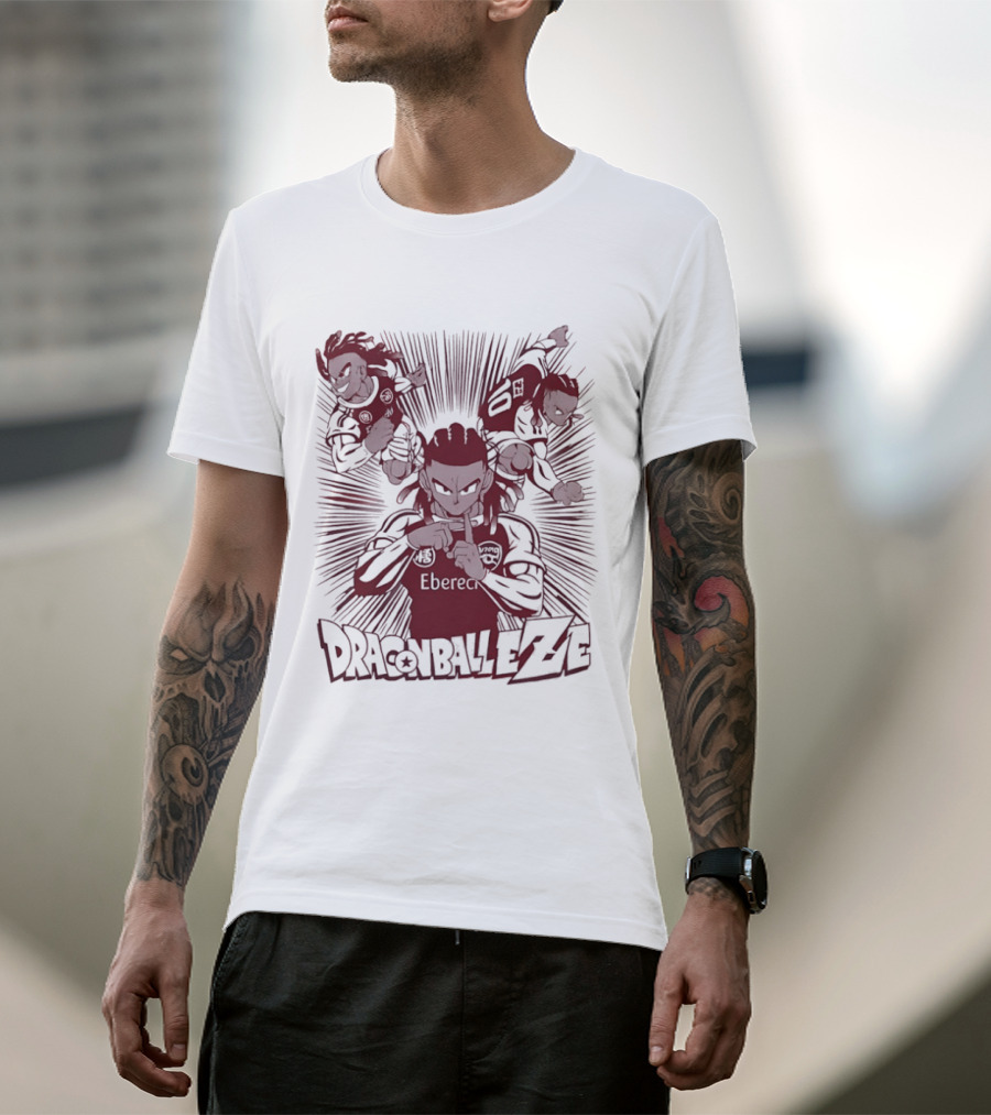 Dragon Ball Z Eberechi Eze Arsenal Player Fusion T-Shirt