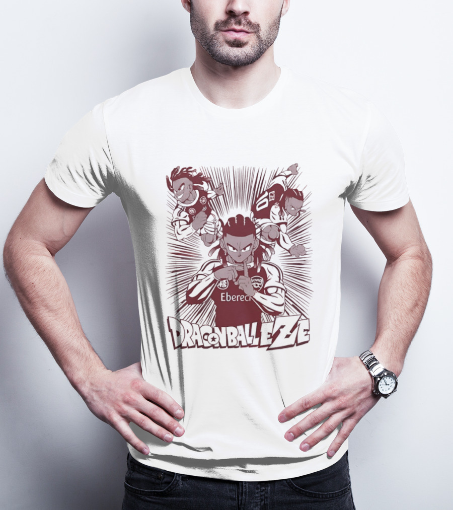 Dragon Ball Z Eberechi Eze Arsenal Player Fusion T-Shirt