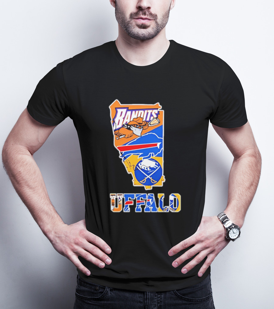Buffalo Bandits Bills Sabres Sports Teams State T-Shirt
