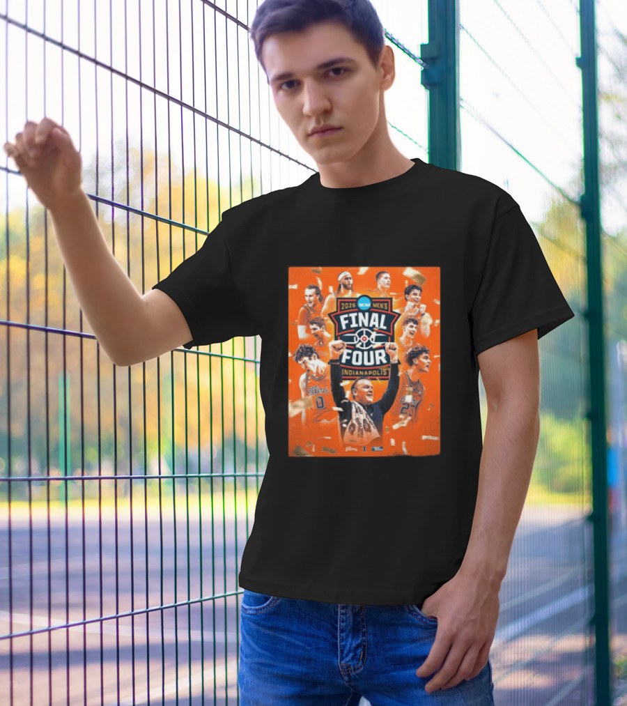 Illinois Fighting Illini 2026 Final Four Indianapolis Celebration T-Shirt