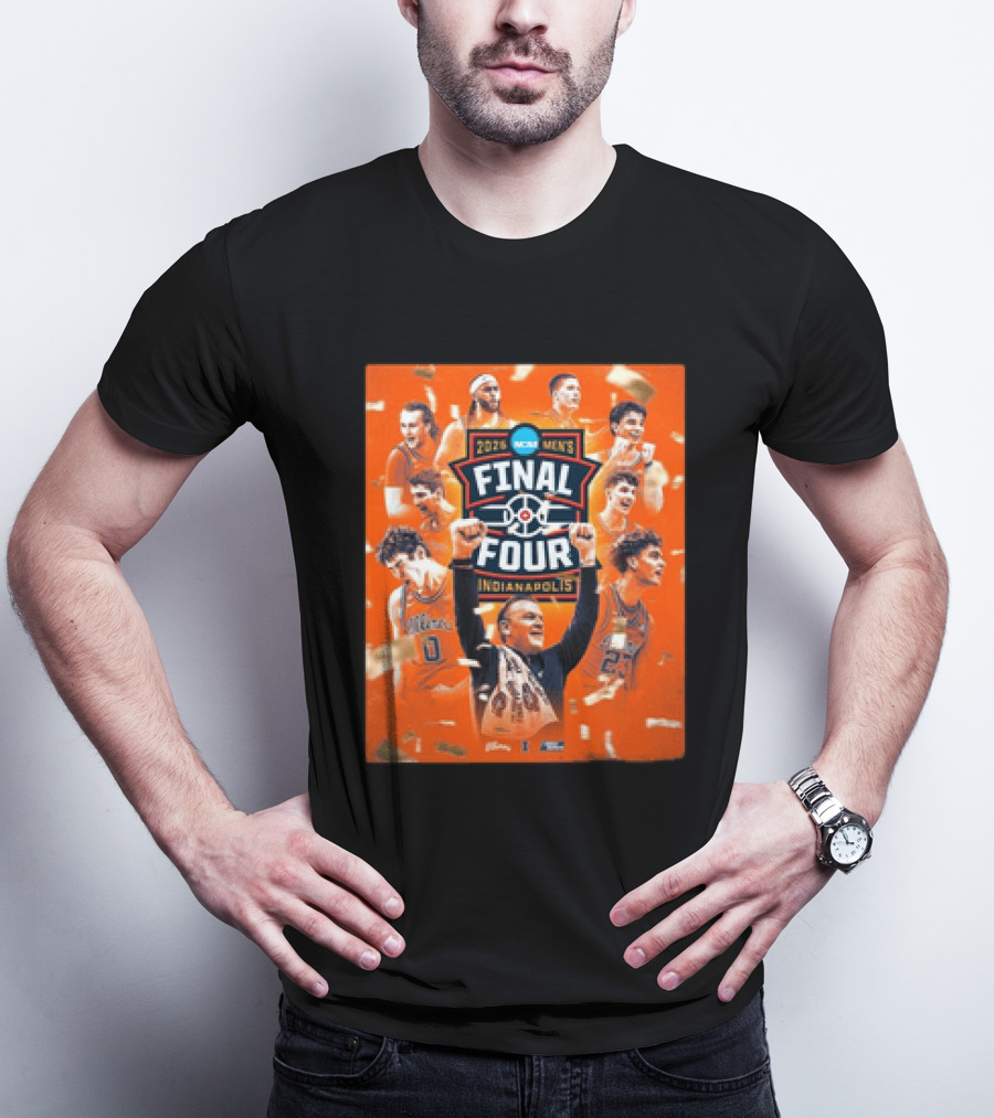 Illinois Fighting Illini 2026 Final Four Indianapolis Celebration T-Shirt