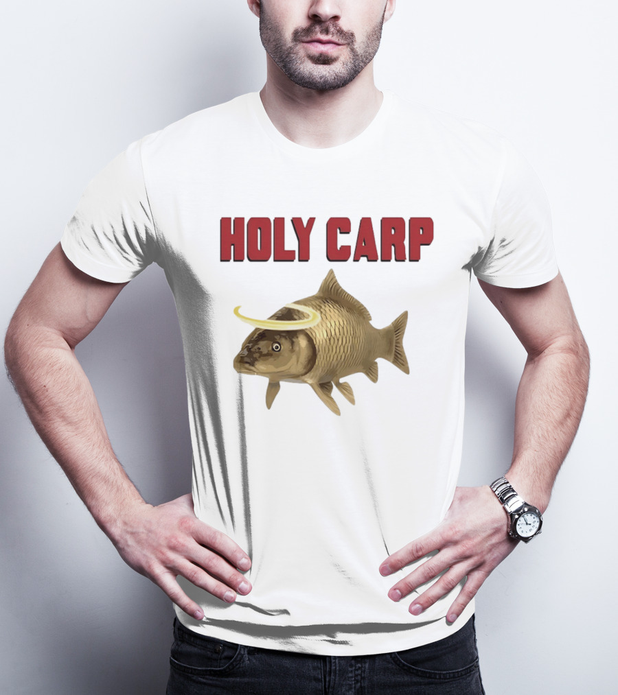 Holy Carp Fish With Halo T-Shirt