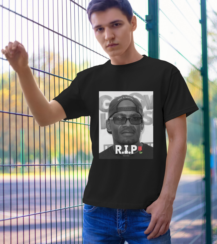 RIP Rich & Rotten Roses In PetalGrove Street Shawn Fonteno T-Shirt