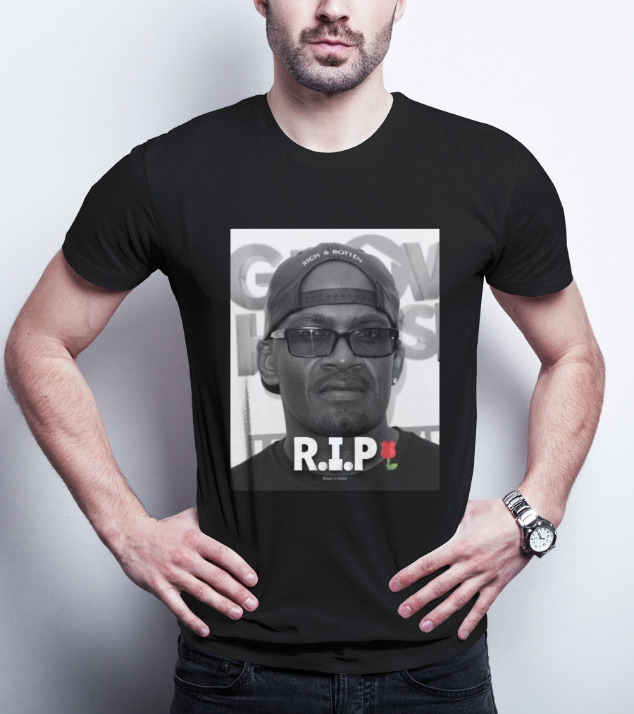RIP Rich & Rotten Roses In PetalGrove Street Shawn Fonteno T-Shirt
