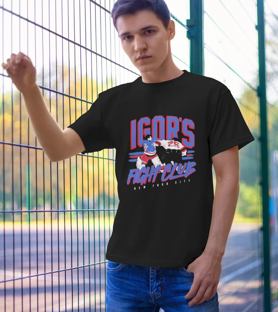Igor's Fight Club New York City Hockey Rivalry 25 T-Shirt