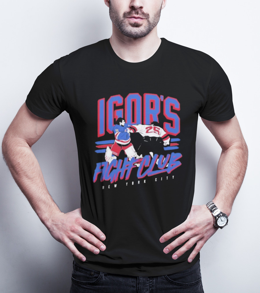 Igor's Fight Club New York City Hockey Rivalry 25 T-Shirt