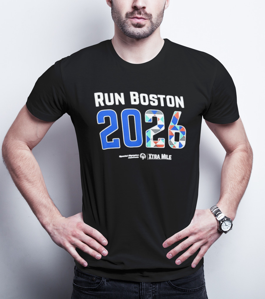 Run Boston 2026 Special Olympics Massachusetts Xtra Mile T-Shirt