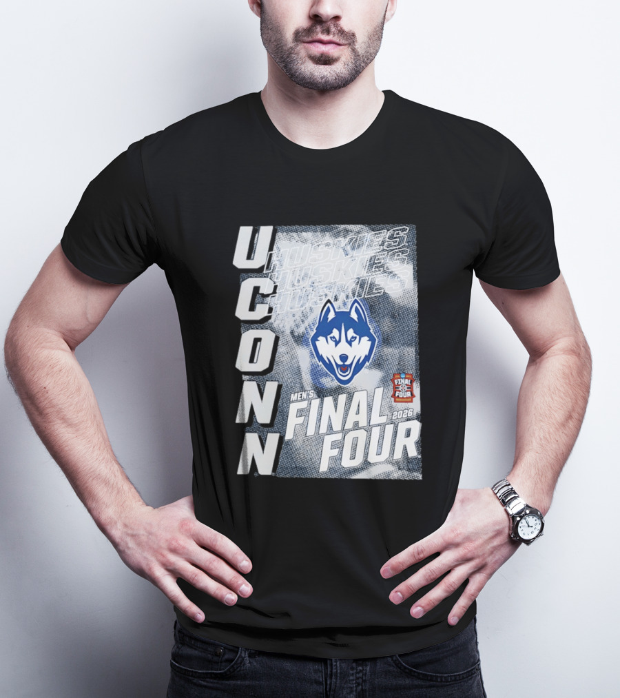 UConn Huskies Men's Final Four NCAA 2026 T-Shirt