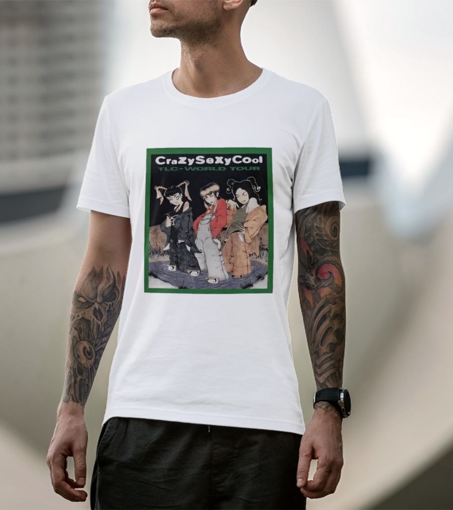 TLC CrazySexyCool World Tour 1995 T-Shirt