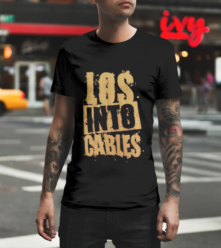 Los Into Cables Grunge T-Shirt