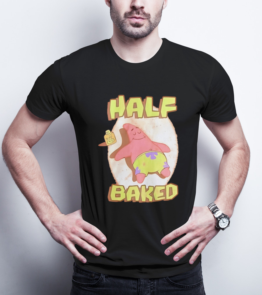 Patrick Star Half Baked SPF 45 Sunscreen Relaxation T-Shirt