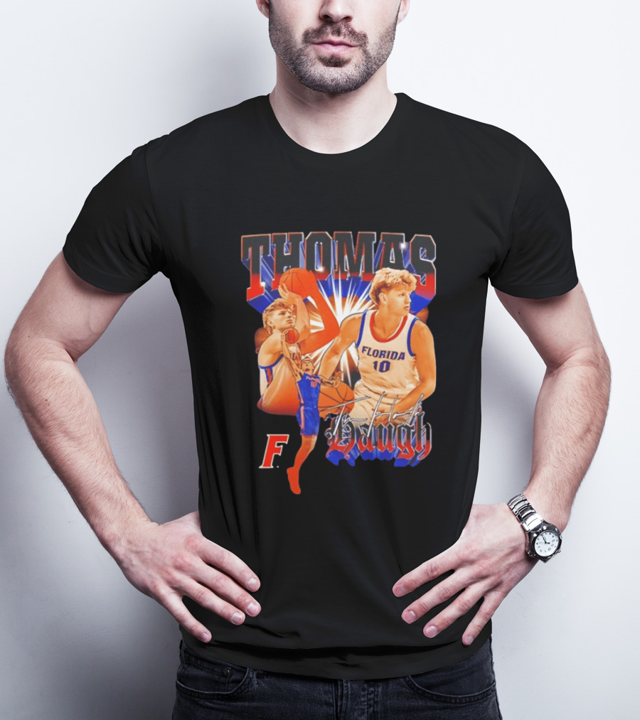Thomas Haugh Florida Basketball Collage F. 10 T-Shirt