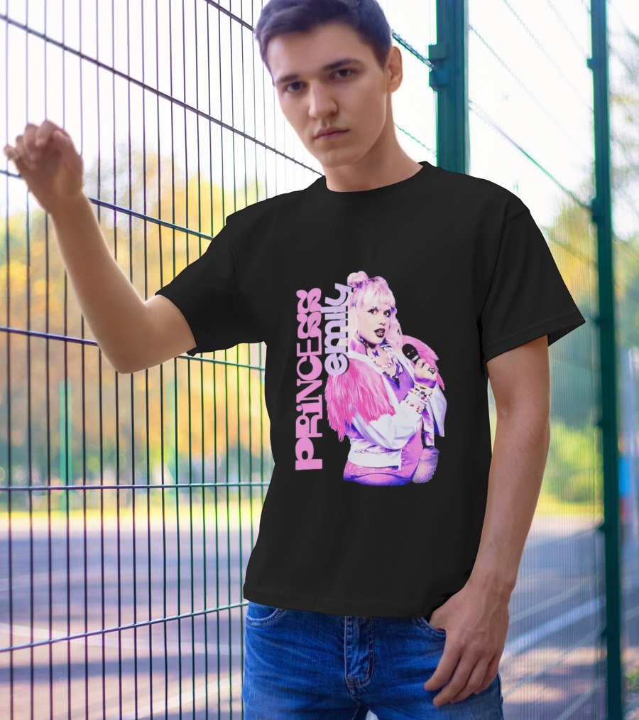 Princess Emily Pop Star Style Microphone Fashion T-Shirt