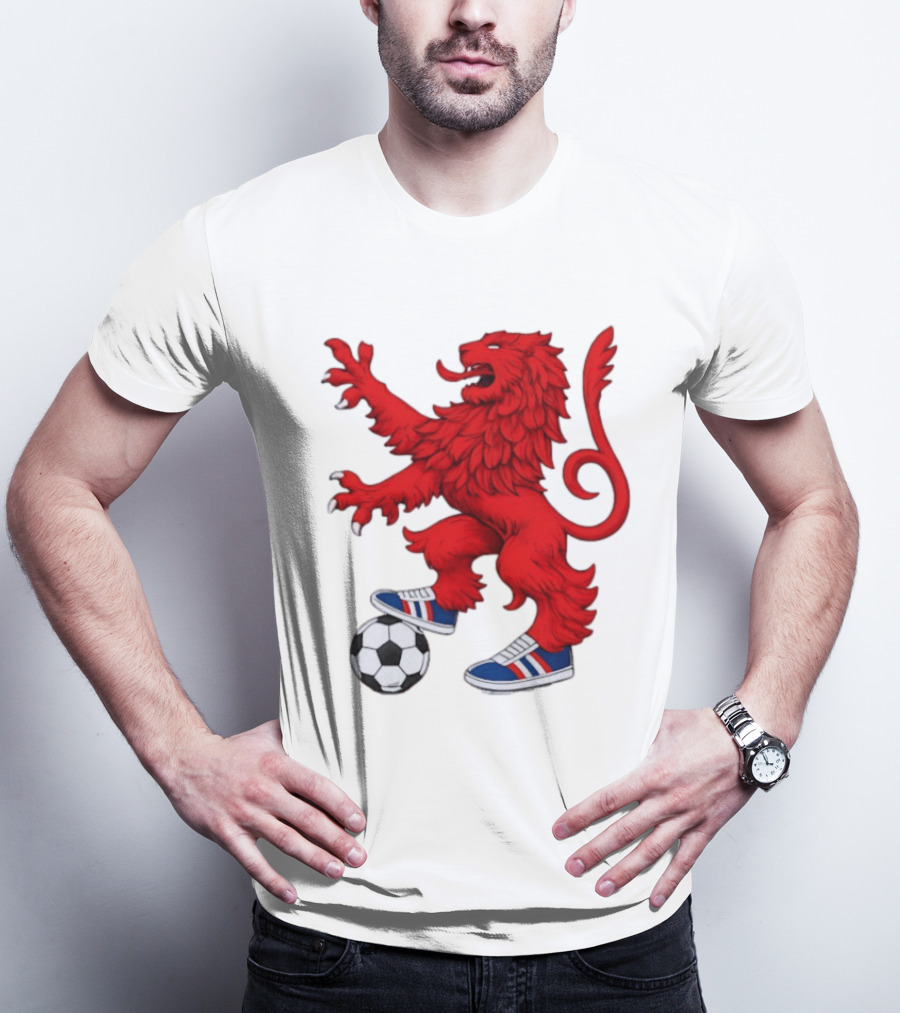 Every Other Saturday Rangers FC Red Lion Mascot Soccer Shoes T-Shirt