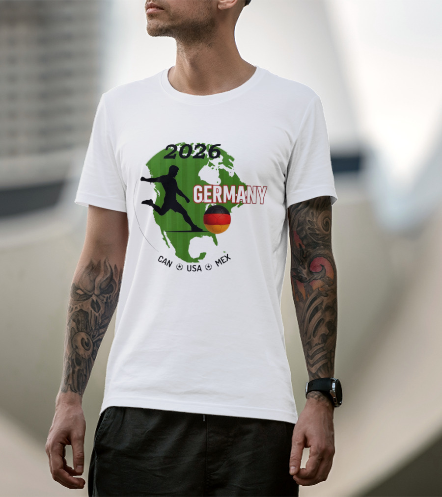 2026 Germany Football CAN USA MEX Soccer World Cup T-Shirt