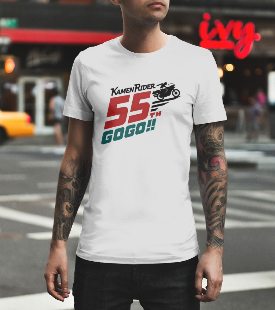 Kamen Rider 55th Anniversary Gogo Biker Celebration T-Shirt