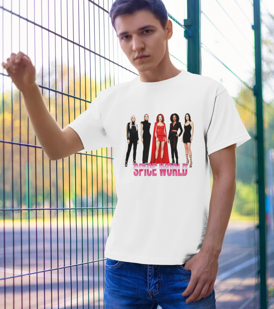 Spice World 90s Girls Music Fashion T-Shirt