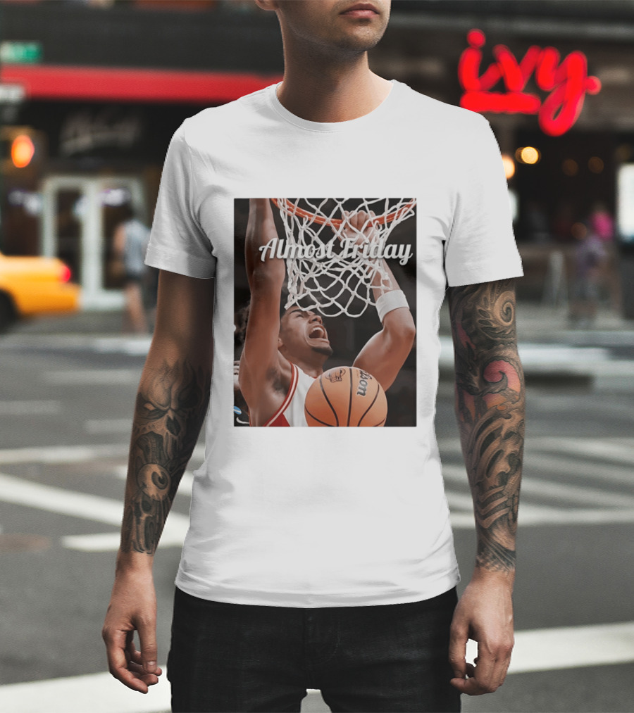 Koa Peat Arizona Wildcats Basketball Almost Friday Dunk T-Shirt