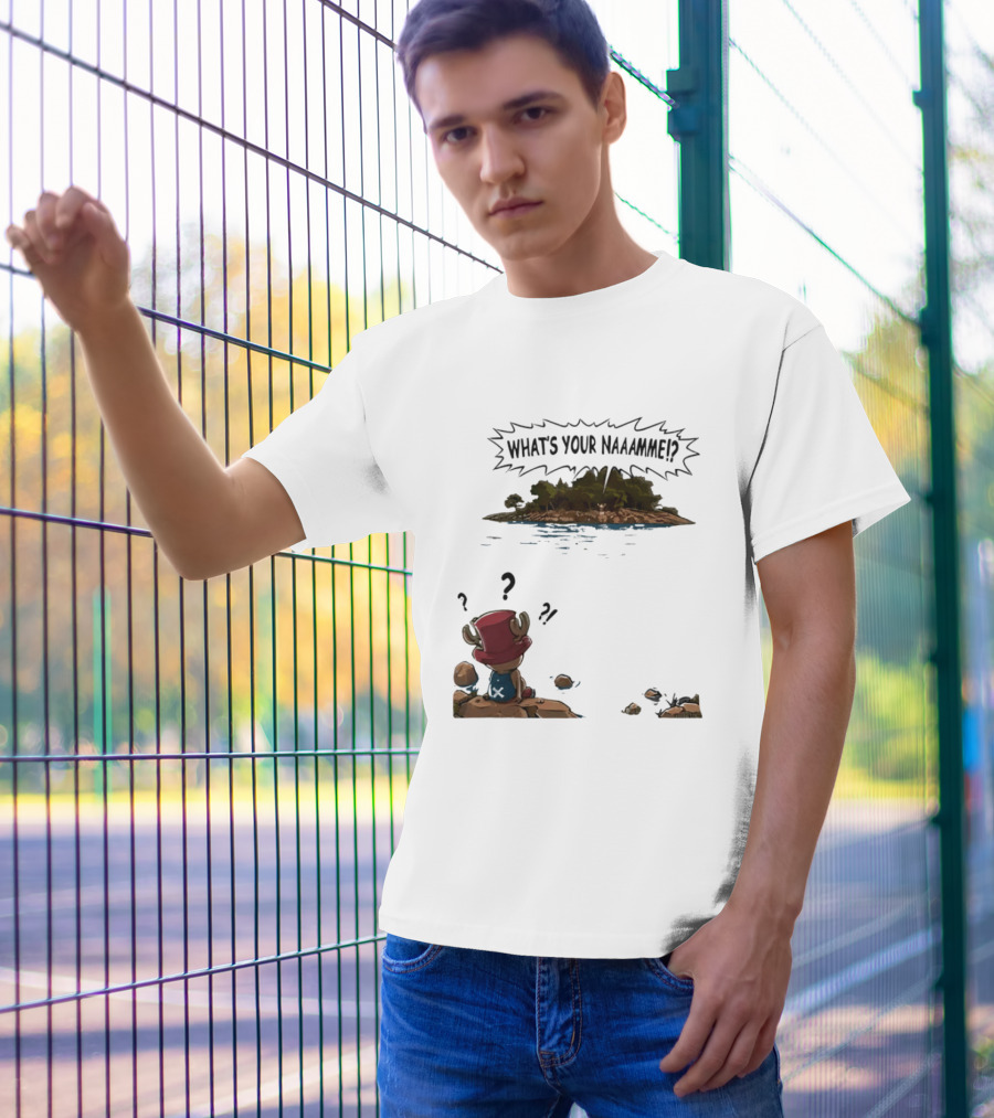Tony Tony Chopper What's Your Name Island Question Marks T-Shirt