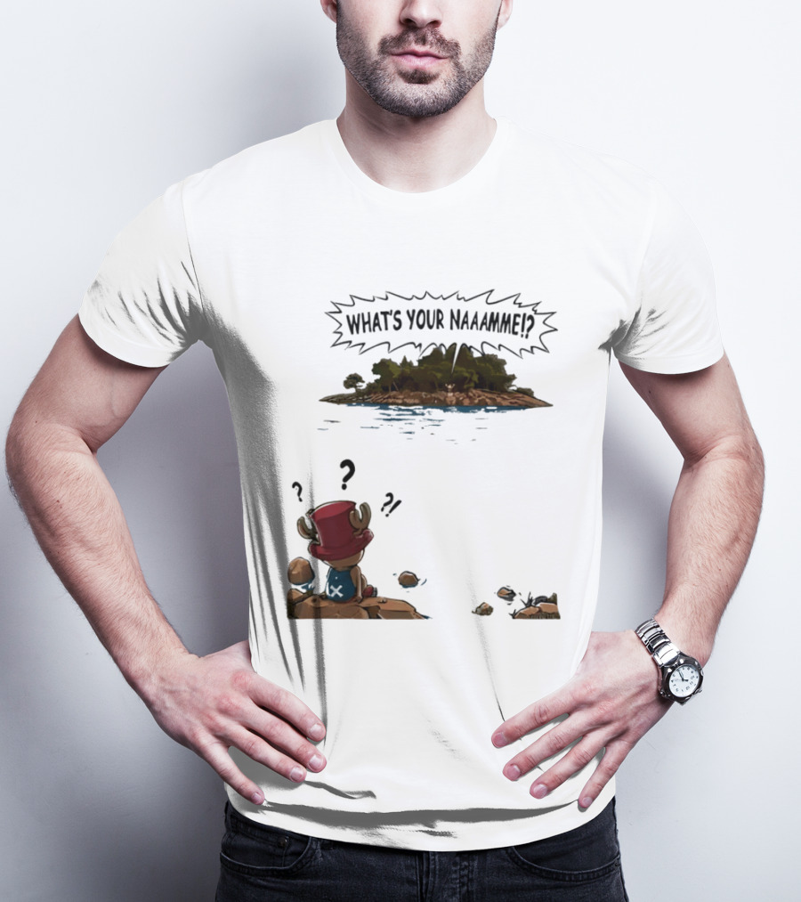 Tony Tony Chopper What's Your Name Island Question Marks T-Shirt