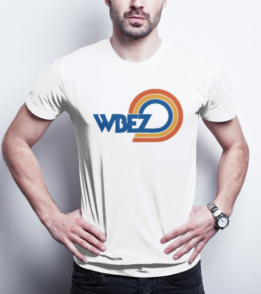 WBEZ Retro Bold Multicolor Circular T-Shirt