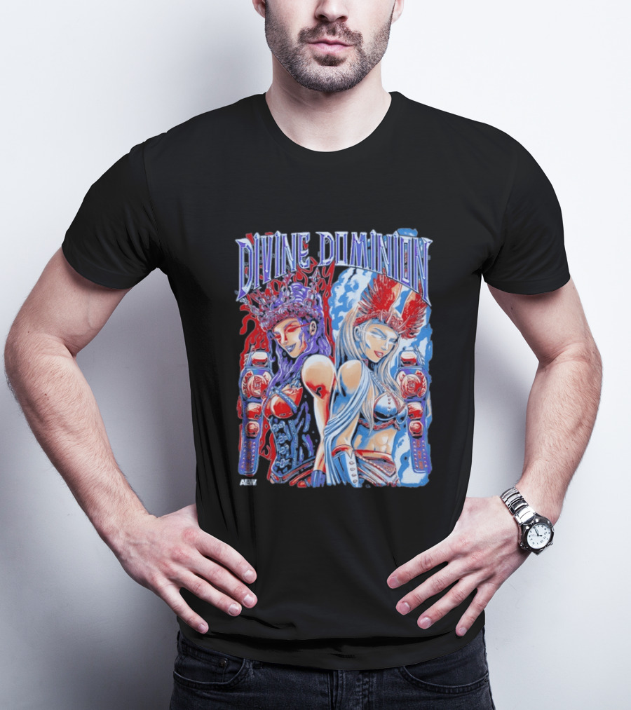 Divine Dominion AEW Megan Bayne Lena Kross Wrestling Champions T-Shirt