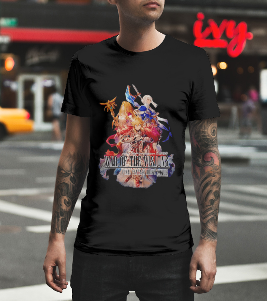 War Of The Visions Final Fantasy Brave Exvius Commemorative Characters T-Shirt