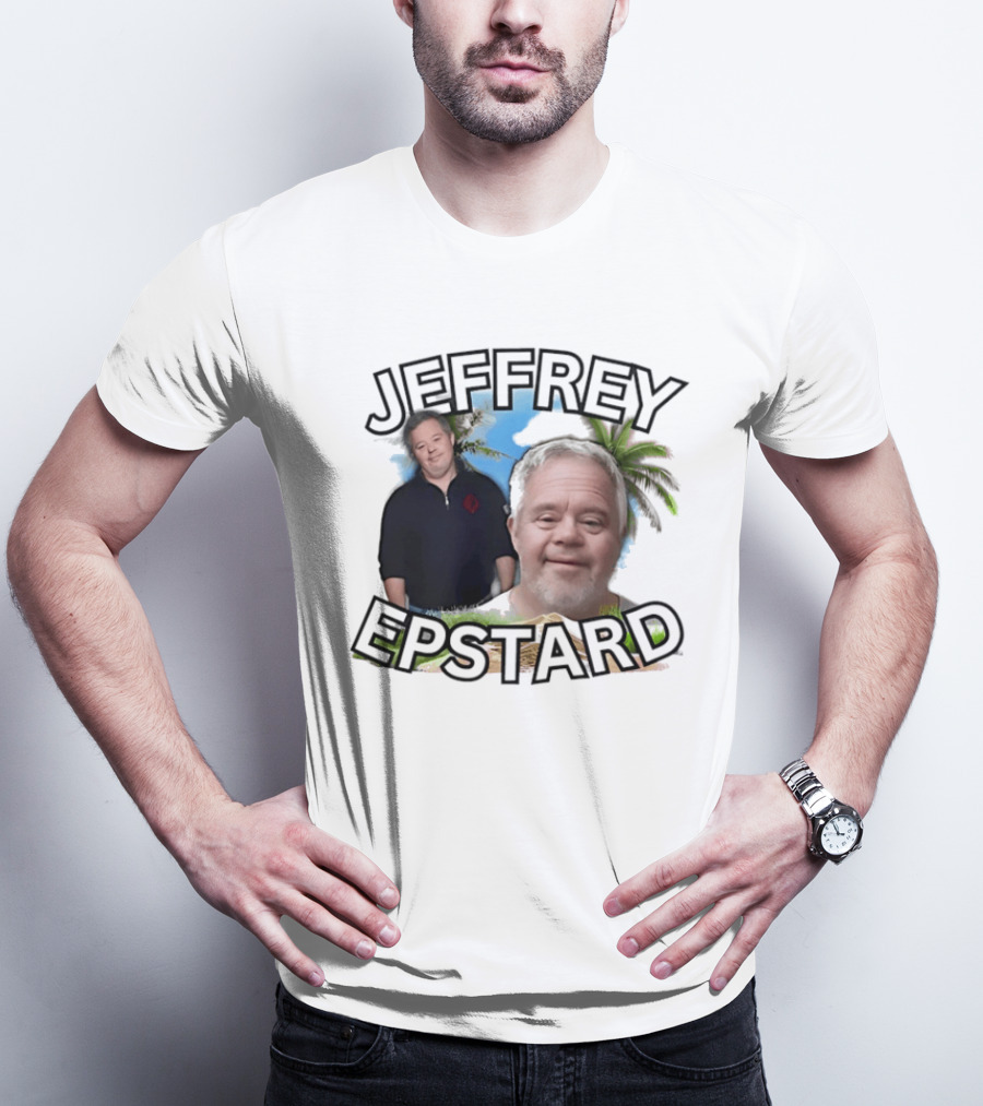 JEFFREY EPSTARD Palm Tree Tropical T-Shirt