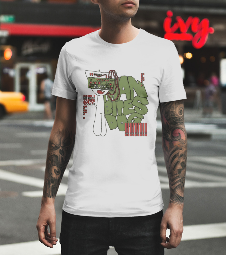 Man Bites Dog MF DOOM Am I No More Than My Tools T-Shirt