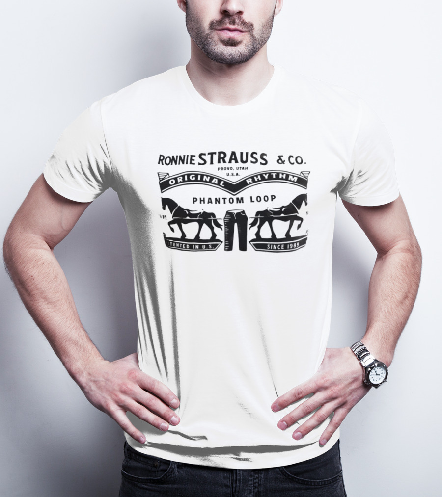 Ronnie Strauss & Co Original Rhythm Phantom Loop Provo Utah USA T-Shirt