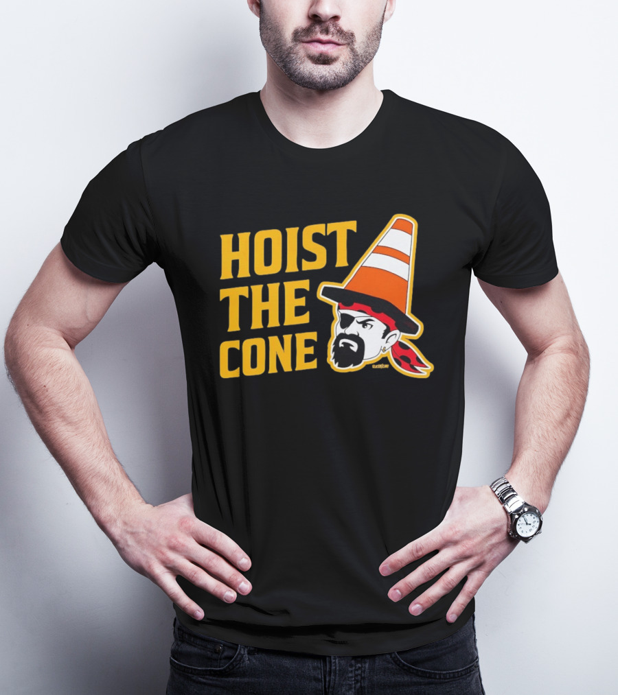 Pittsburgh Pirates Hoist The Cone Traffic Cone Hat Pirate T-Shirt