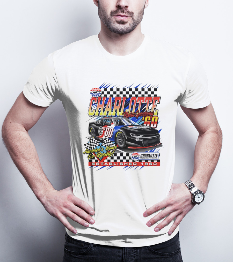 Charlotte Motor Speedway '60 America's Home For Racing Established 1960 T-Shirt
