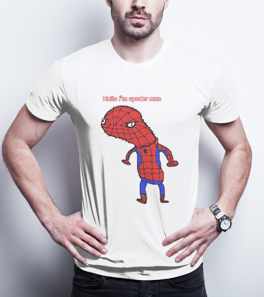 Hello I'm Spoderman Spiderman T-Shirt