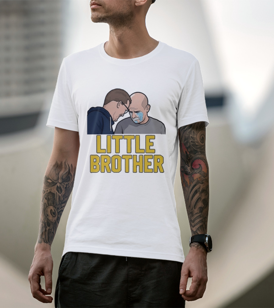 Michigan Wolverines Uconn Huskies Little Brother Crying Dusty May Dan Hurley T-Shirt