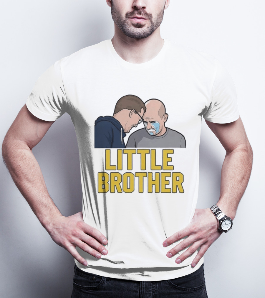 Michigan Wolverines Uconn Huskies Little Brother Crying Dusty May Dan Hurley T-Shirt