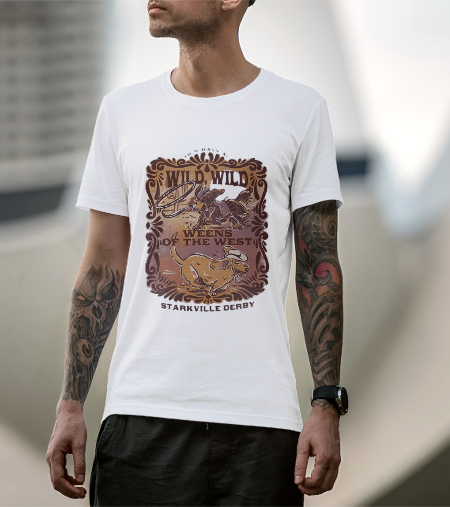 Starkville Derby Fourth Annual Wild Wild Weens Of The West 2026 T-Shirt