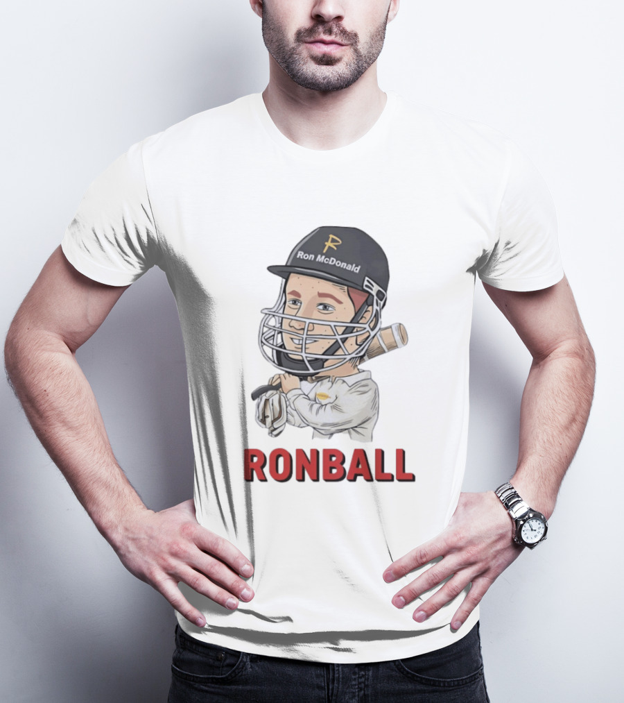 Ron McDonald Cricket Ronball Travis Head T-Shirt