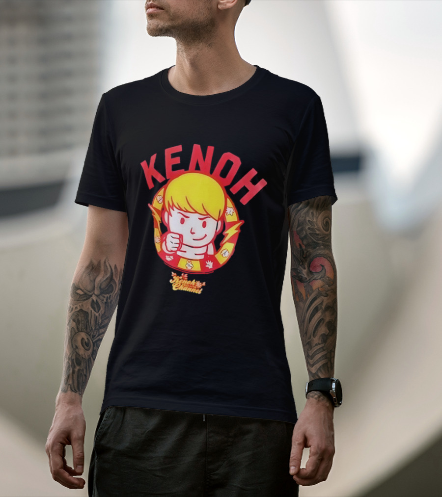 KENOH Chibi Boxer Punch Channel T-Shirt