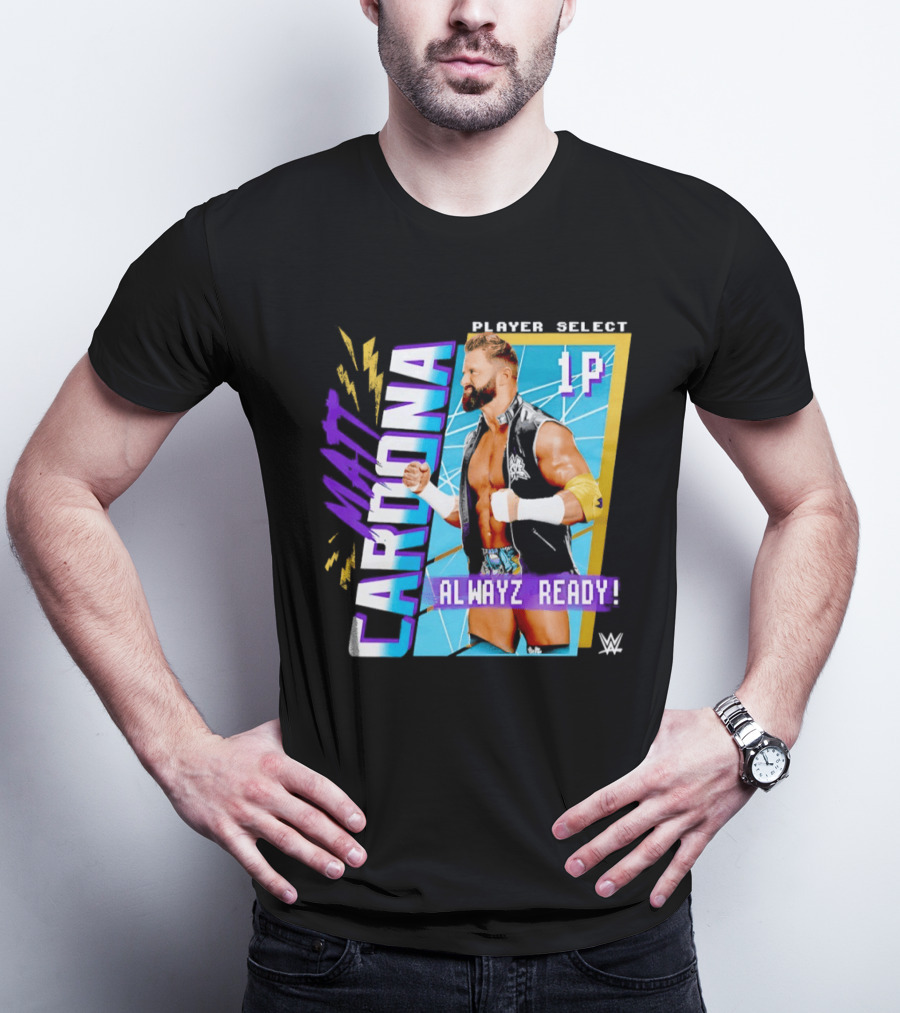 Matt Cardona Player Select 1P Alwayz Ready WWE T-Shirt