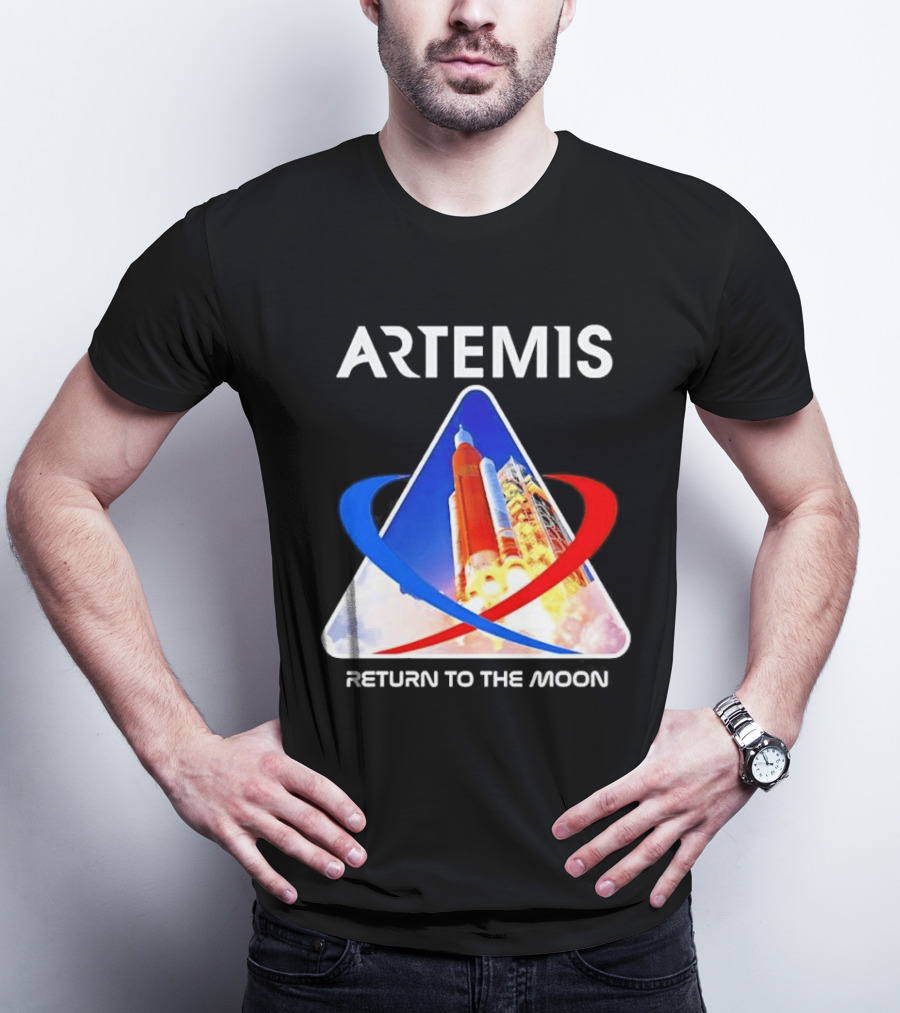 NASA Artemis Return To The Moon Enthusiast Launch Exploration T-Shirt