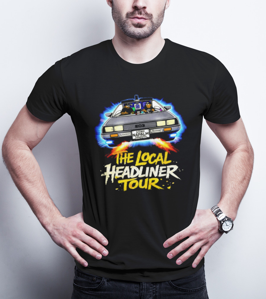 The Local Headliner Tour 80s Iconic Car Adventure T-Shirt